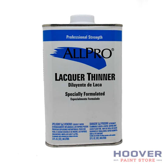 Lacquer Thinner Quart (All Pro) | Benjamin Moore Paints at PaintOutlets.com