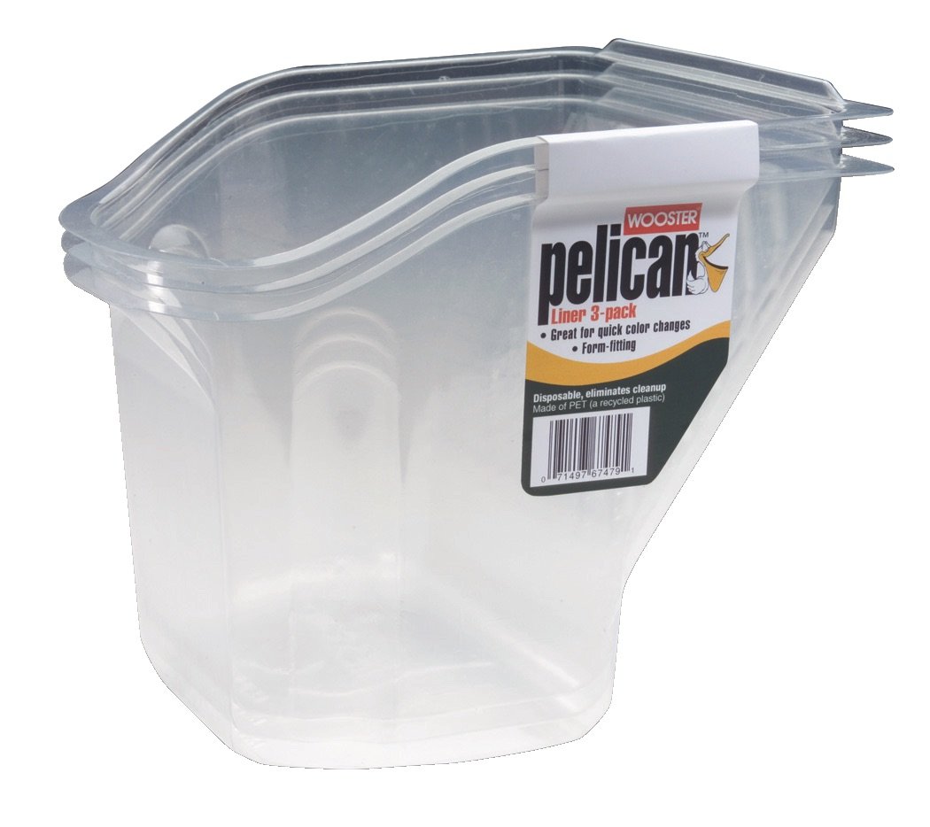 Wooster PELICAN® Clear 1 qt. Plastic Paint Pail Liner | Benjamin Moore ...