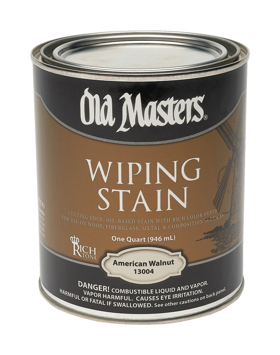 Old Masters- Wiping Stain Oil Based- AMERICAN WALNUT | Benjamin Moore ...