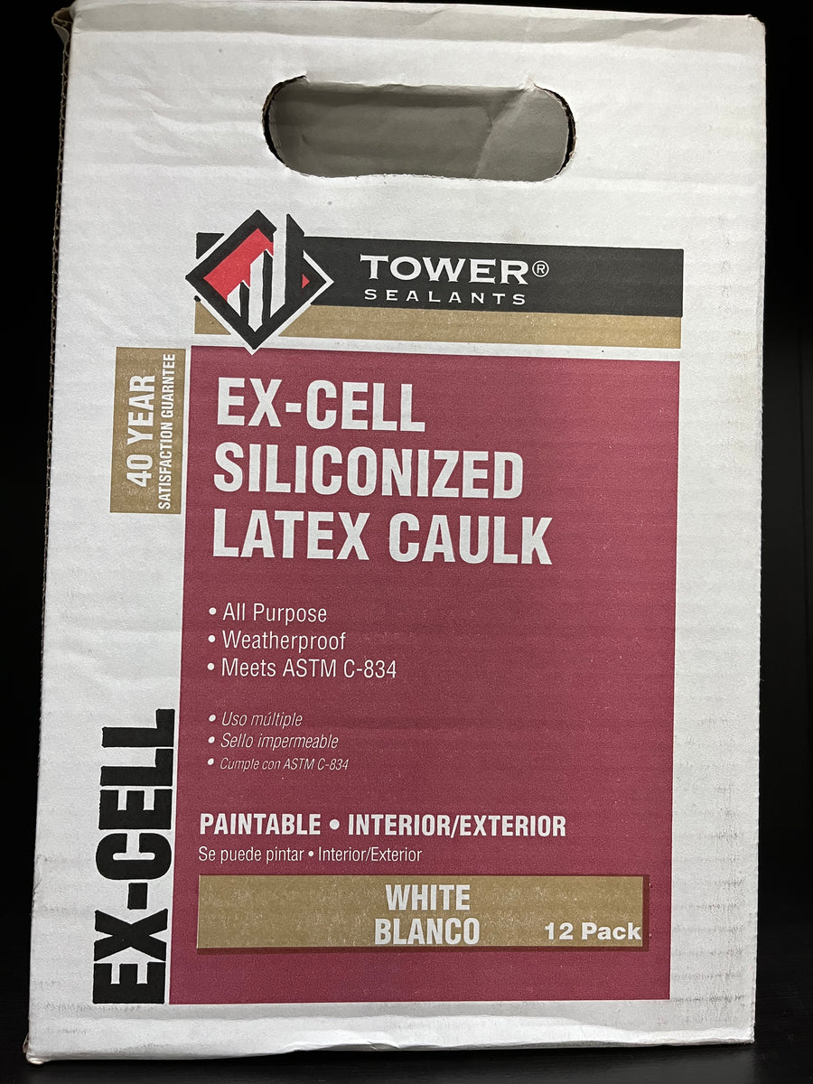 EX-CELL Siliconized Acrylic Latex Caulk - 10.1 OZ | Benjamin Moore ...